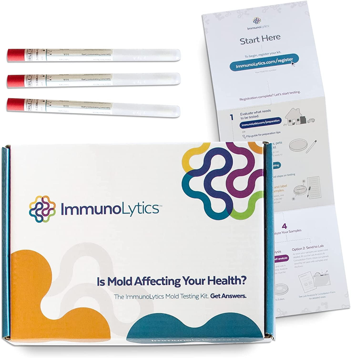 ImmunoLytics DIY Mold Test Kit - Easy to Use Precise 3 Swab Kit ...
