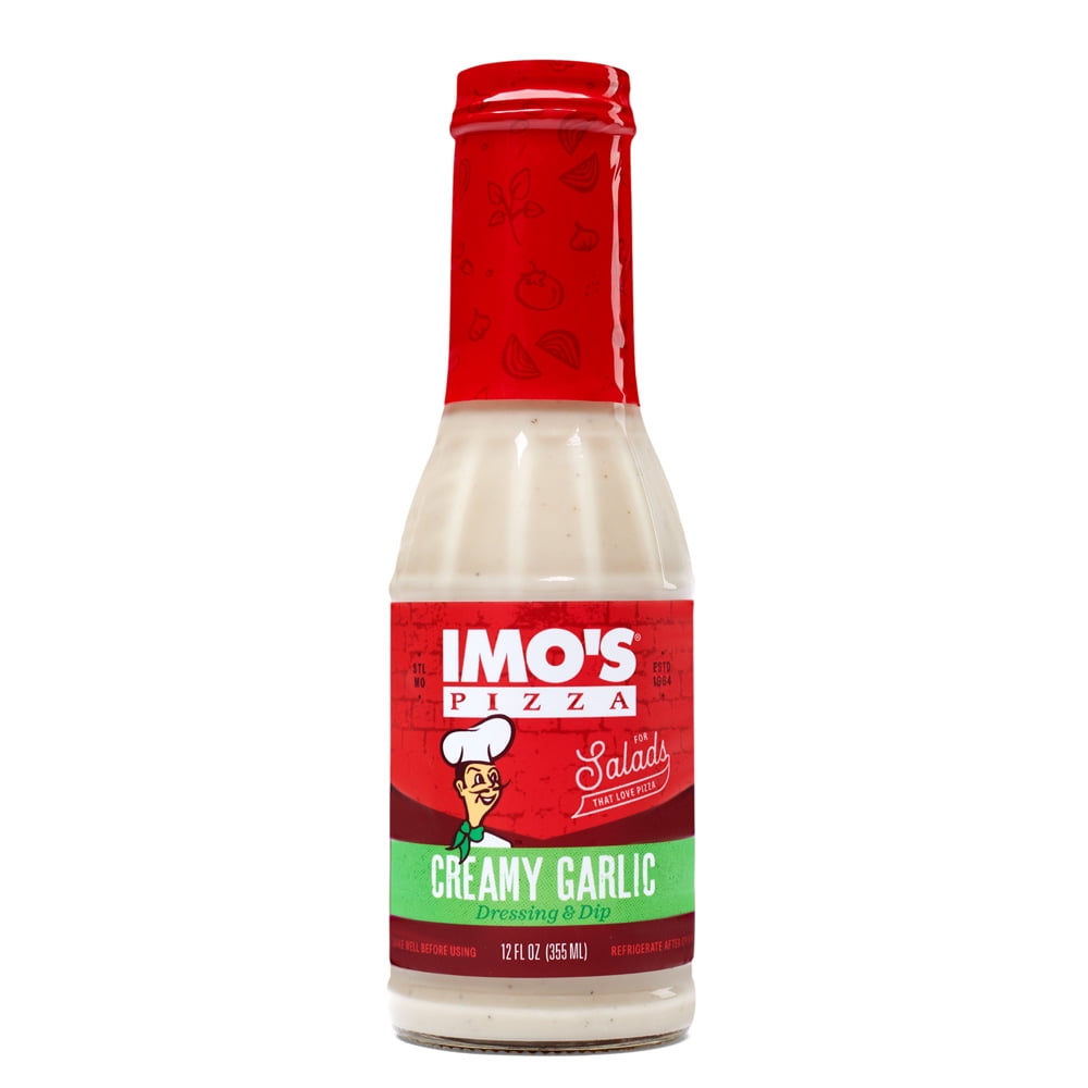 Imo's Creamy Garlic Salad Dressing, 12 oz. (Bottle) - Walmart.com