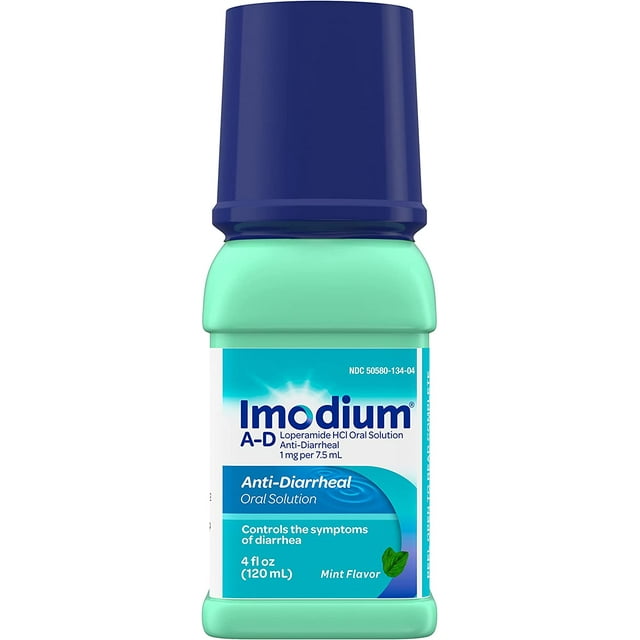 Imodium A-D Liquid Anti-Diarrheal Medicine with Loperamide ...