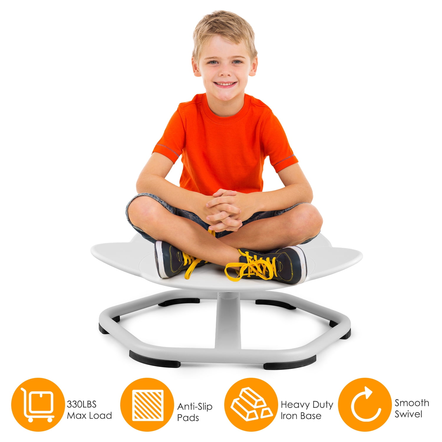 Imountek Spinning Chair for Autistic Kids, Sensory Swivel Chair ...