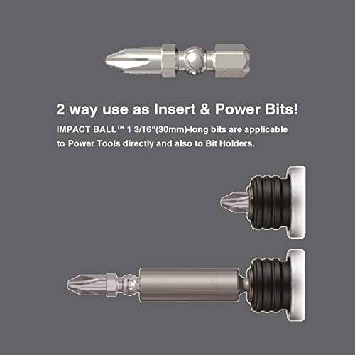 - Imp Ball Torsion Bits Ph2X30 15Pc (Tictac) (IBPH230P15T) - Walmart.com