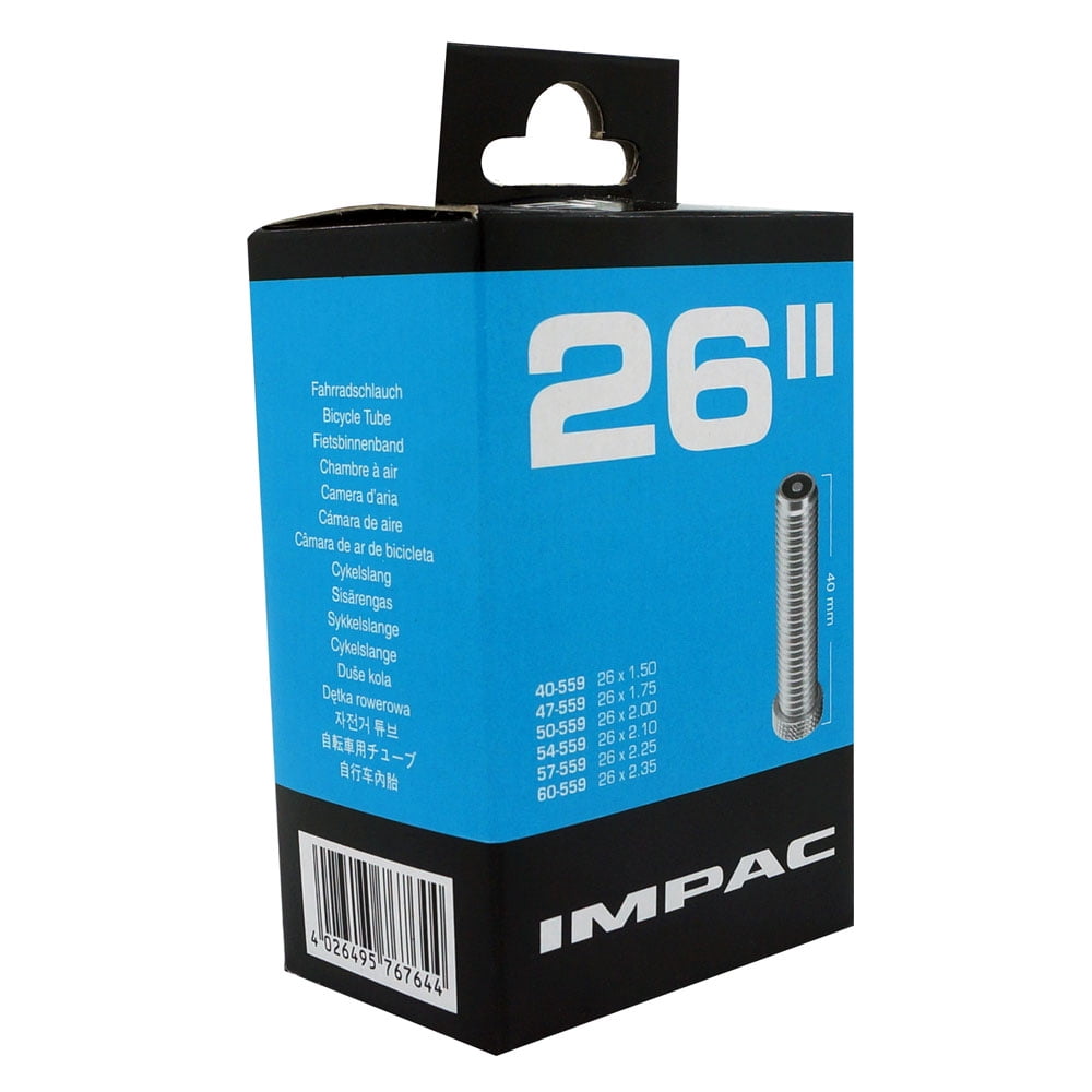 Impac AV26 26" x 1.5/2.35" SV cycle bike inner tube - Walmart.com