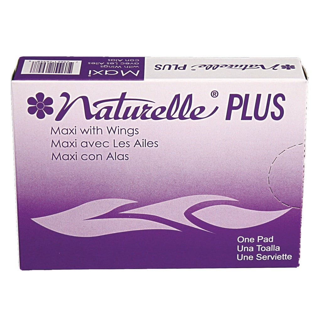 Impact 25189973 Naturelle Maxi Pads Plus - #4 with Wings (250/Carton ...