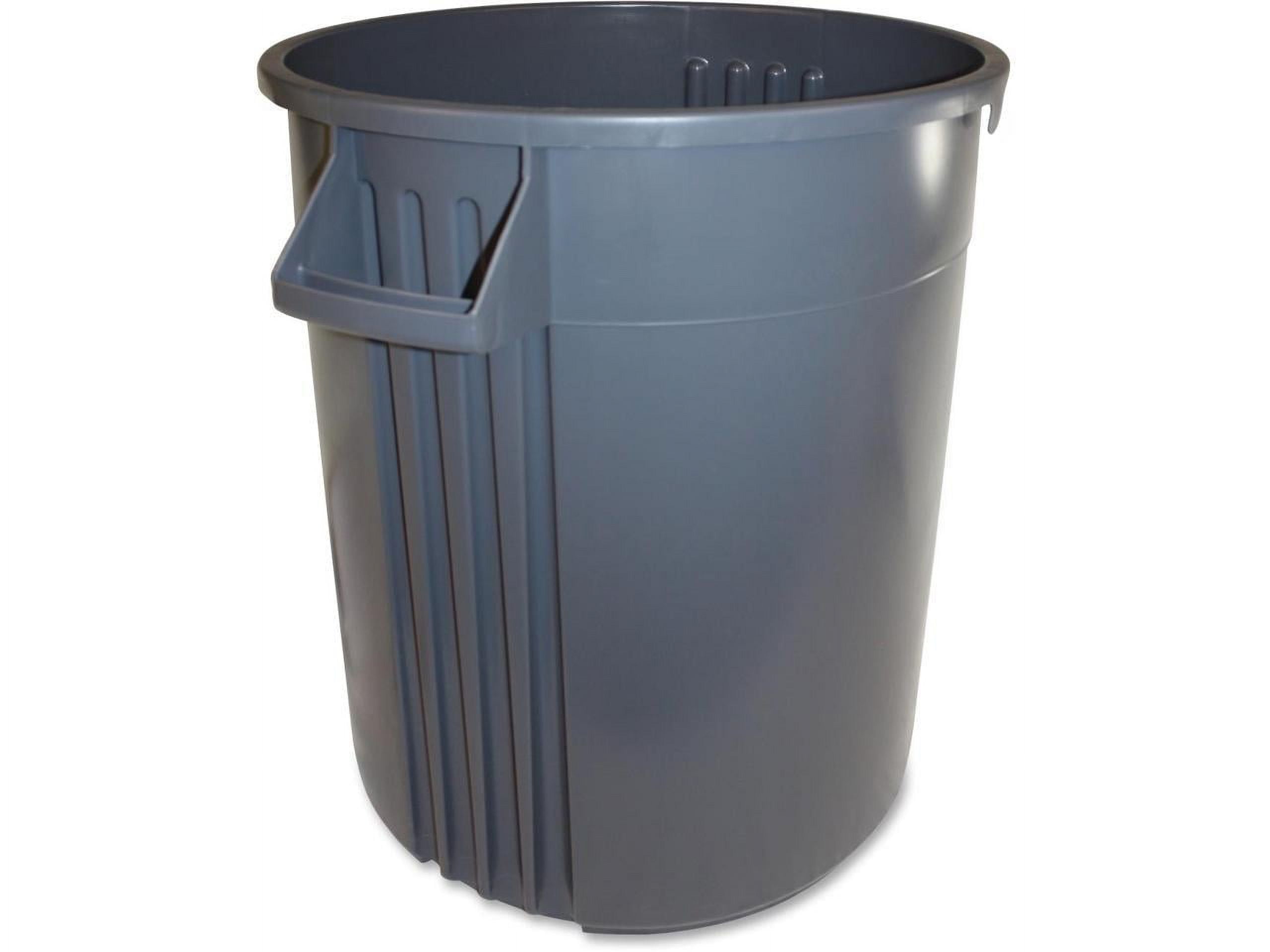 Impact 32 Gallon Outdoor Vented Trash Can, Black - Walmart.com
