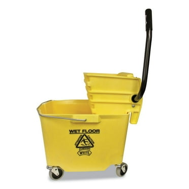 Wavebrake Side Press Combo Bucket 35 Qt, Yellow - Walmart.com