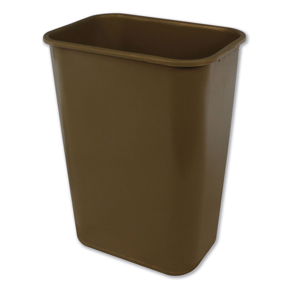 Impact 7703-15 41-Quart Polyethylene Soft-Sided Wastebasket - Beige ...