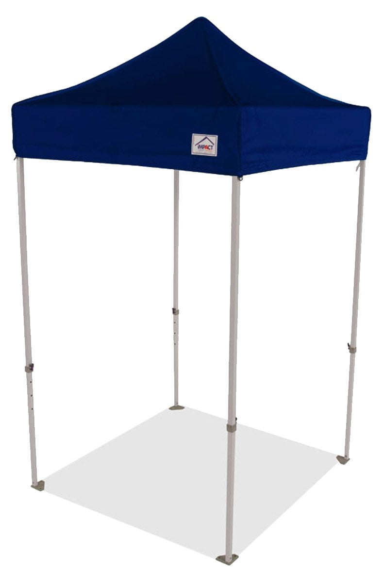 Impact Canopy 5x5 Pop Up Canopy Tent, Lightweight Powder Coated Steel ...