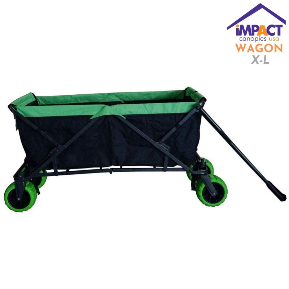 Impact Canopy Folding Utility Wagon, Collapsible, All Terrain Wagon ...