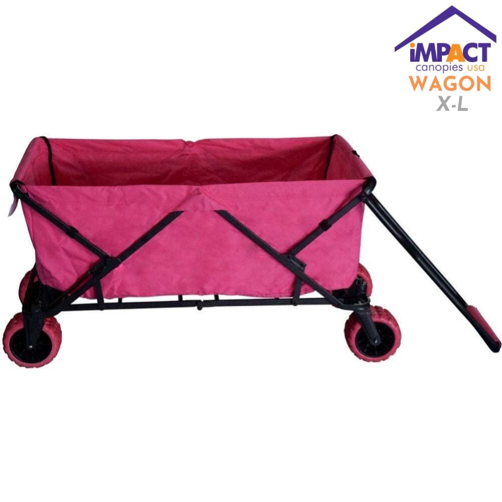 Impact Canopy Folding Utility Wagon, Collapsible, All Terrain Wagon ...