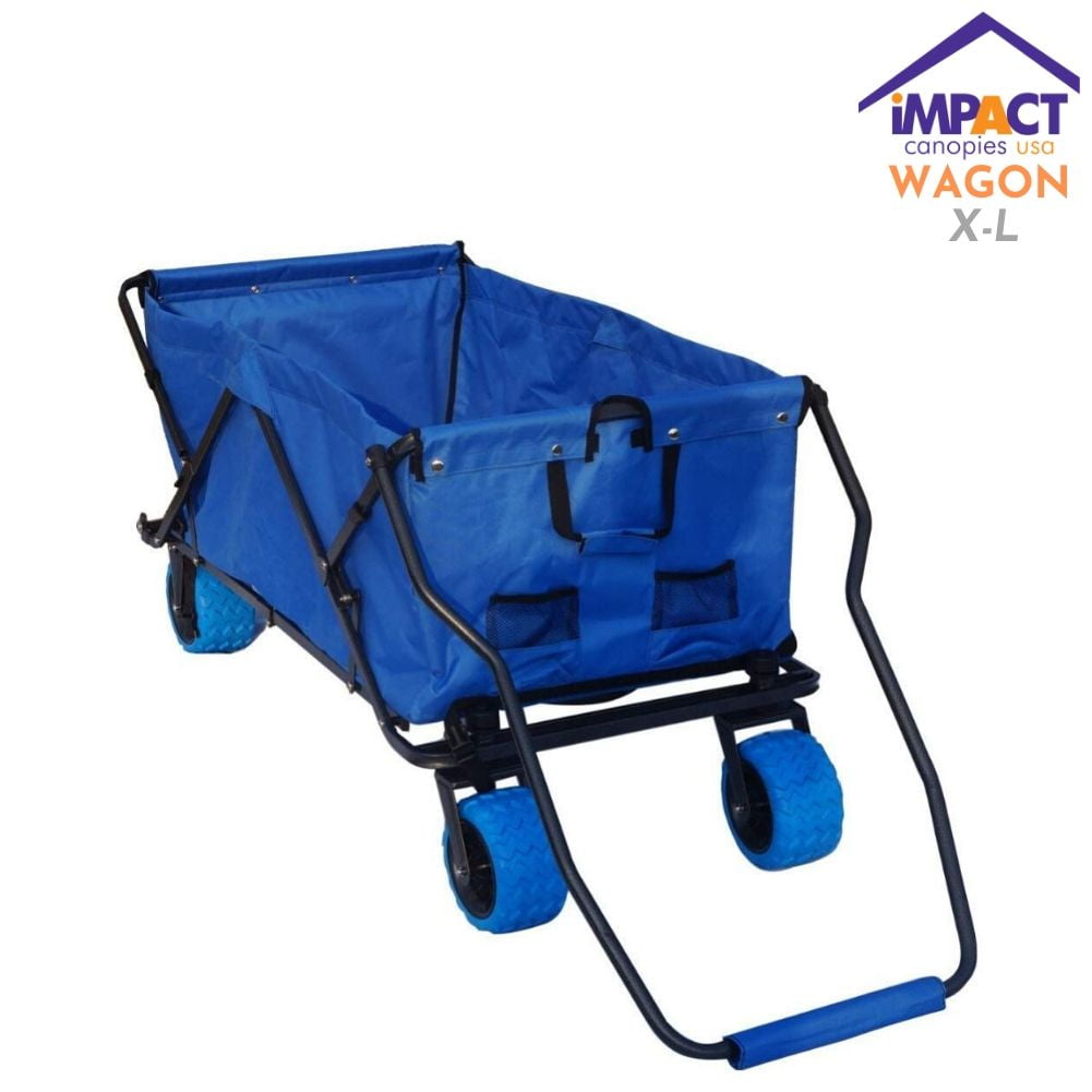 Impact Canopy Folding Utility Wagon, Collapsible, All Terrain Wagon ...