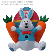 42 Happy Easter Bunny Airblown - Walmart.com