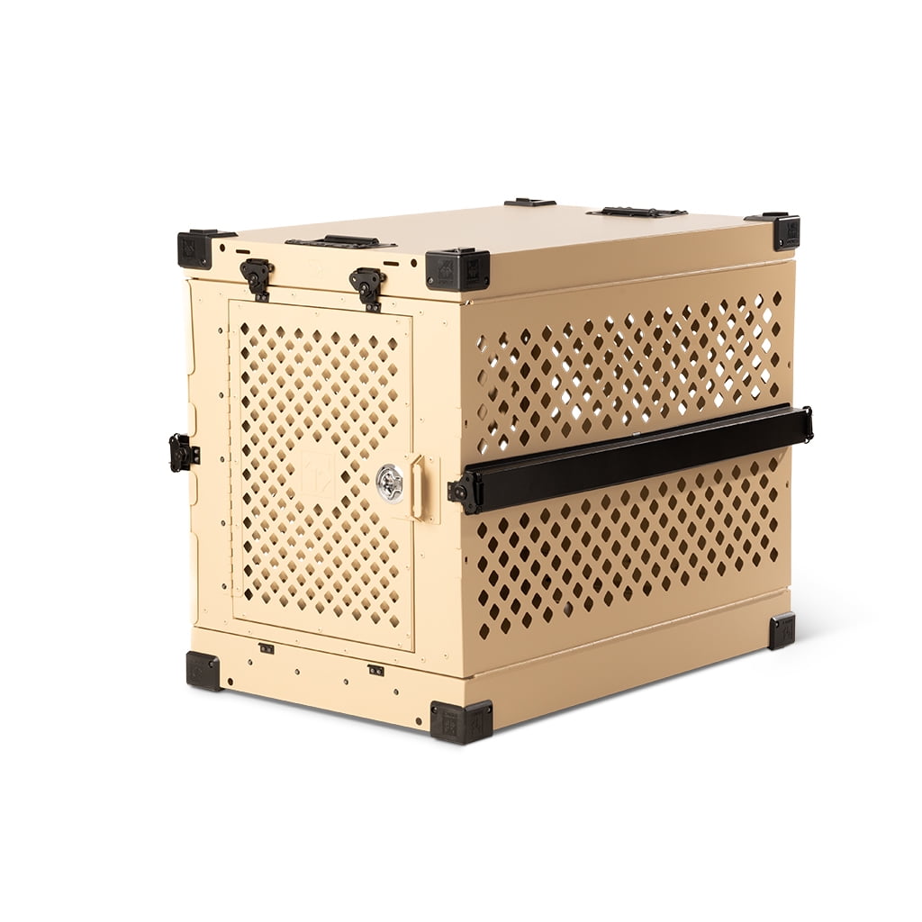 Impact Dog Crates Collapsible Dog Crate, Desert Tan, 30" (30.5"L x 20.5 ...