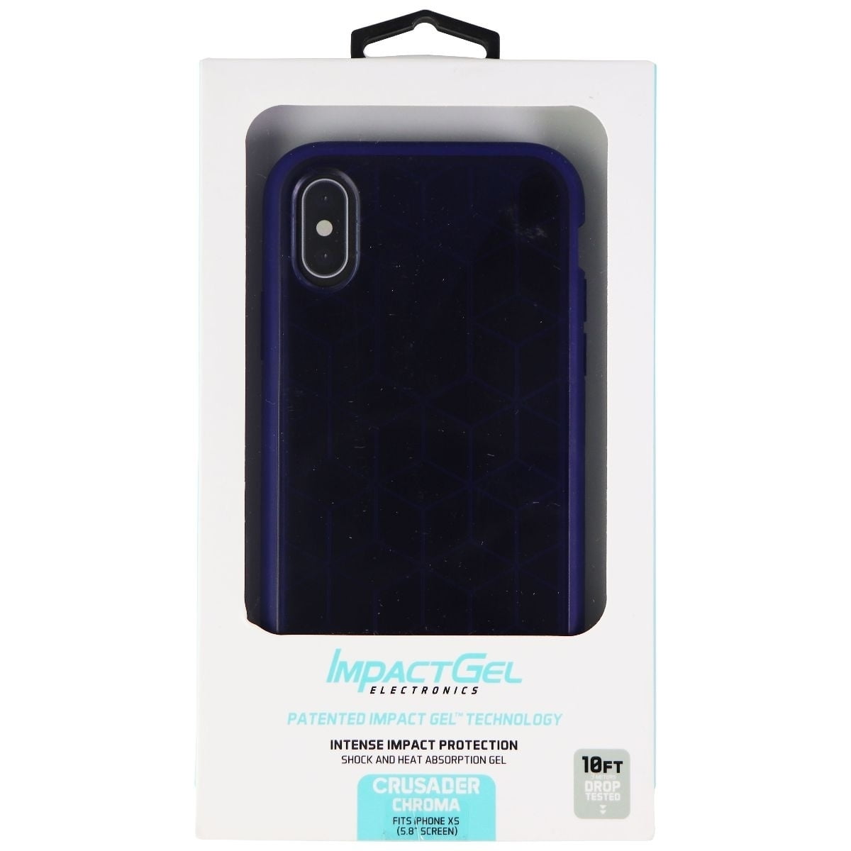 Impact Gel Crusader Chroma Series Case for iPhone Xs/X - Sapphire Blue ...