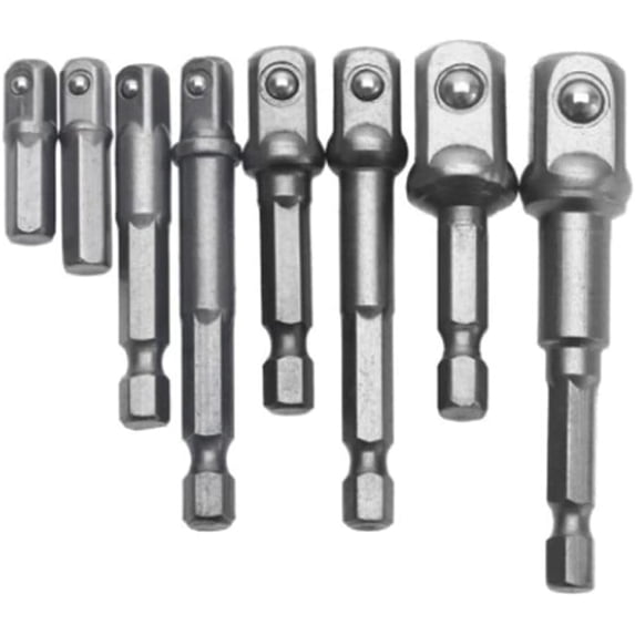 Impact Grade Socket Adapter Set, Heat-Treated Hardened Chrome Vanadium ...
