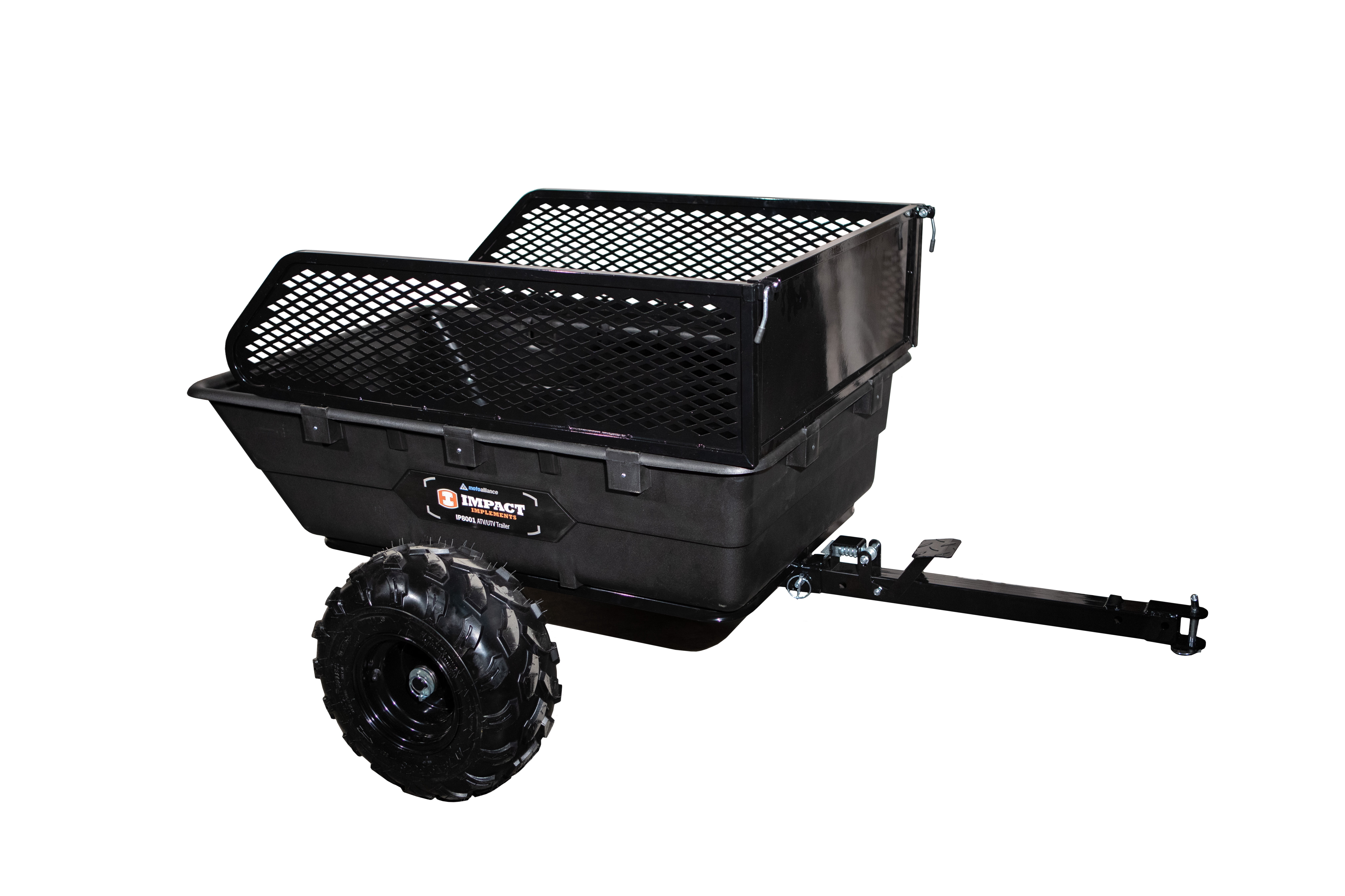 MotoAlliance Impact Utility Trailer - 15 cu ft, 1500lb, Steel Floor, 4 ...