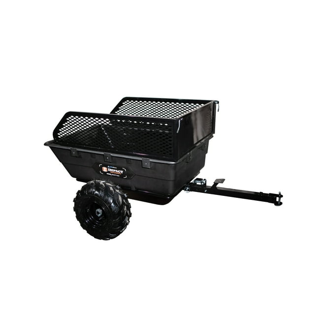 MotoAlliance Impact Utility Trailer - 15 cu ft, 1500lb, Steel Floor, 4 ...