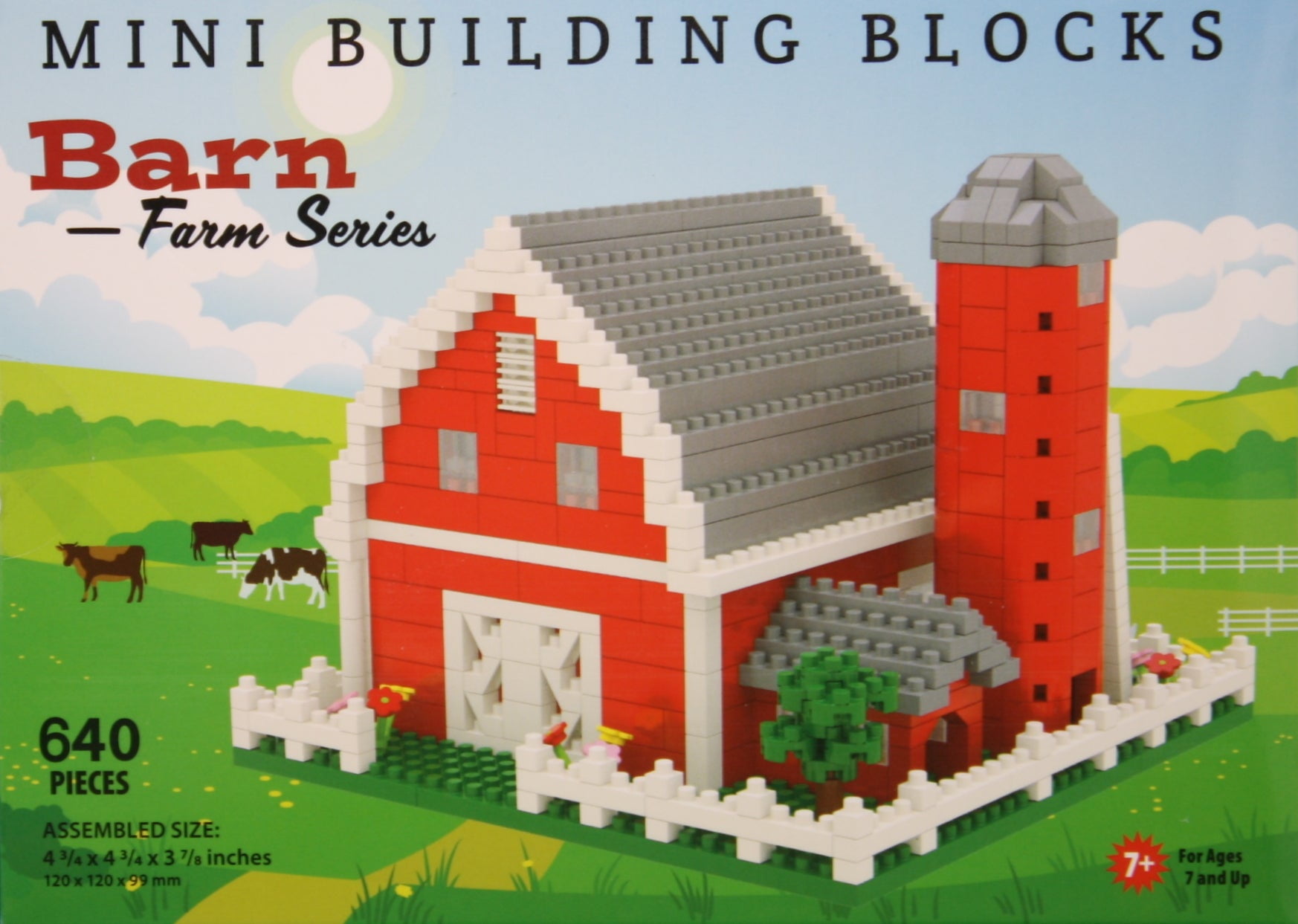 Impact Mini Building Blocks Farm Series Interlocking Block Building ...