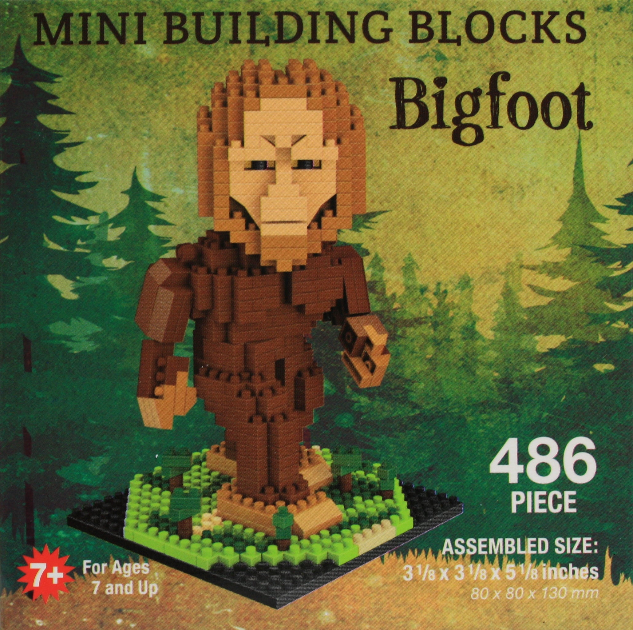 Mini Building Blocks - Big Foot Toy Set, 486 Pieces, Detailed ...