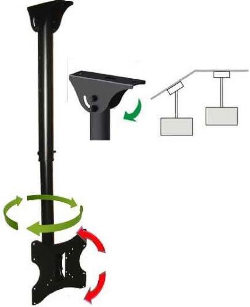 MegaMounts Tilt and Swivel Ceiling Mount for 37-70 in. Displays ...