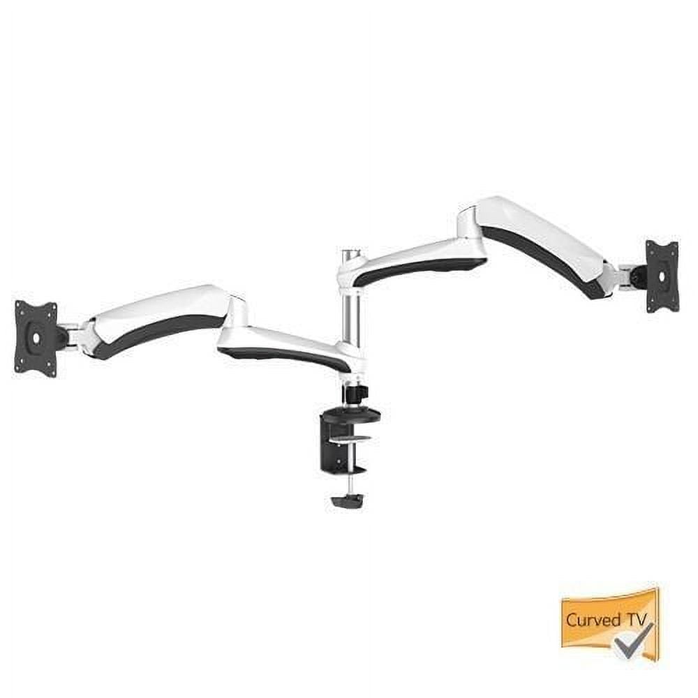 Impact Mounts DUAL ARM LCD MONITOR DESK MOUNT BRACKET ARTICULATING UP ...