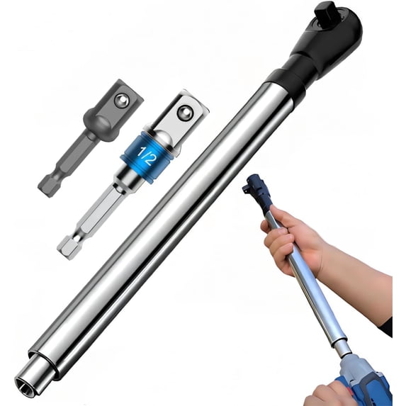 Impact Offset Extension Wrench for Electric Drill & Socket Sets - 1/2 ...