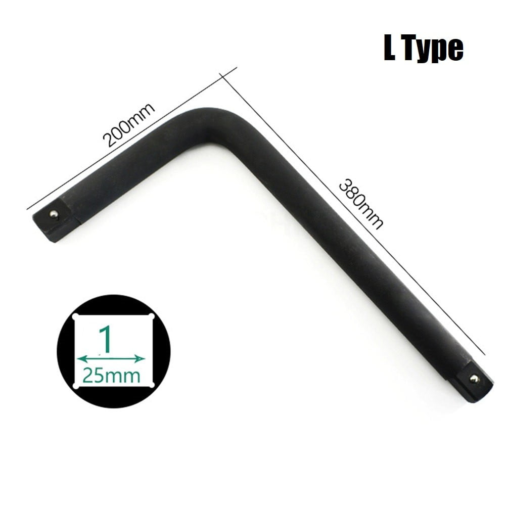 Impact Socket Adapter 1Inch Drive Pneumatic Drill Sleeve Extension Rod ...