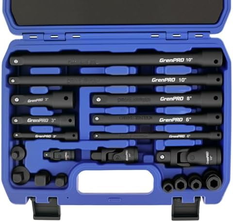 Impact Socket Extension Set 19-Piece 50BV30, Socket Extension Bar ...