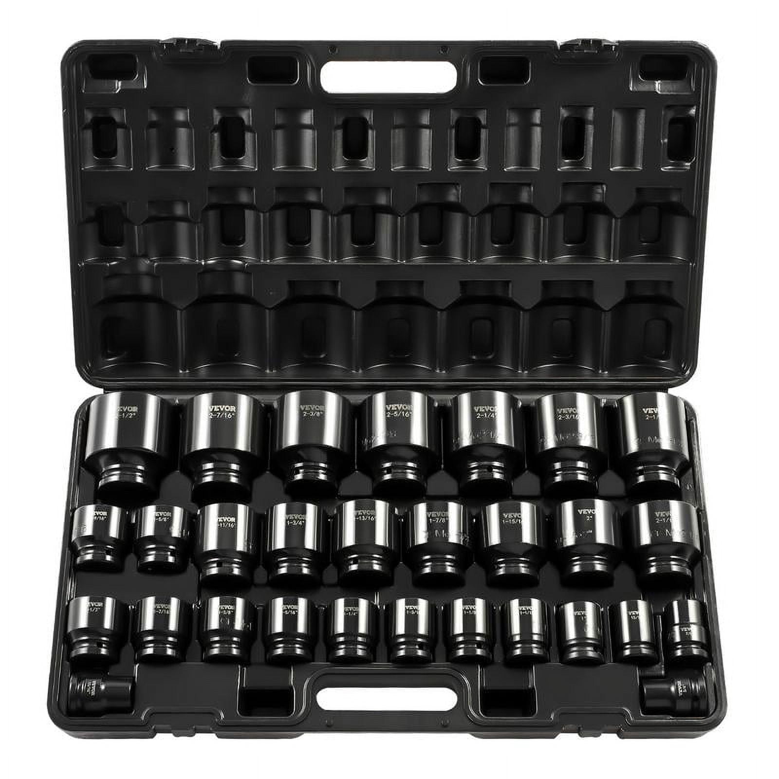 Impact Socket Set 29 Piece Impact Sockets CR-M0 3/4 Inches Drive Set ...