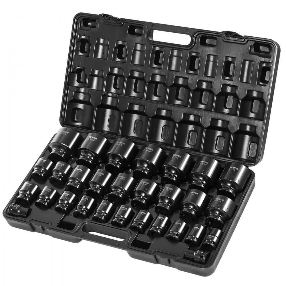 Impact Socket Set 3/4 Inches 29 Piece Impact Sockets, 6-Point Sockets ...