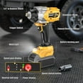 Impact Wrench Compatible with DeWalt 20V Battery: 1/2 Inch Hog Ring ...