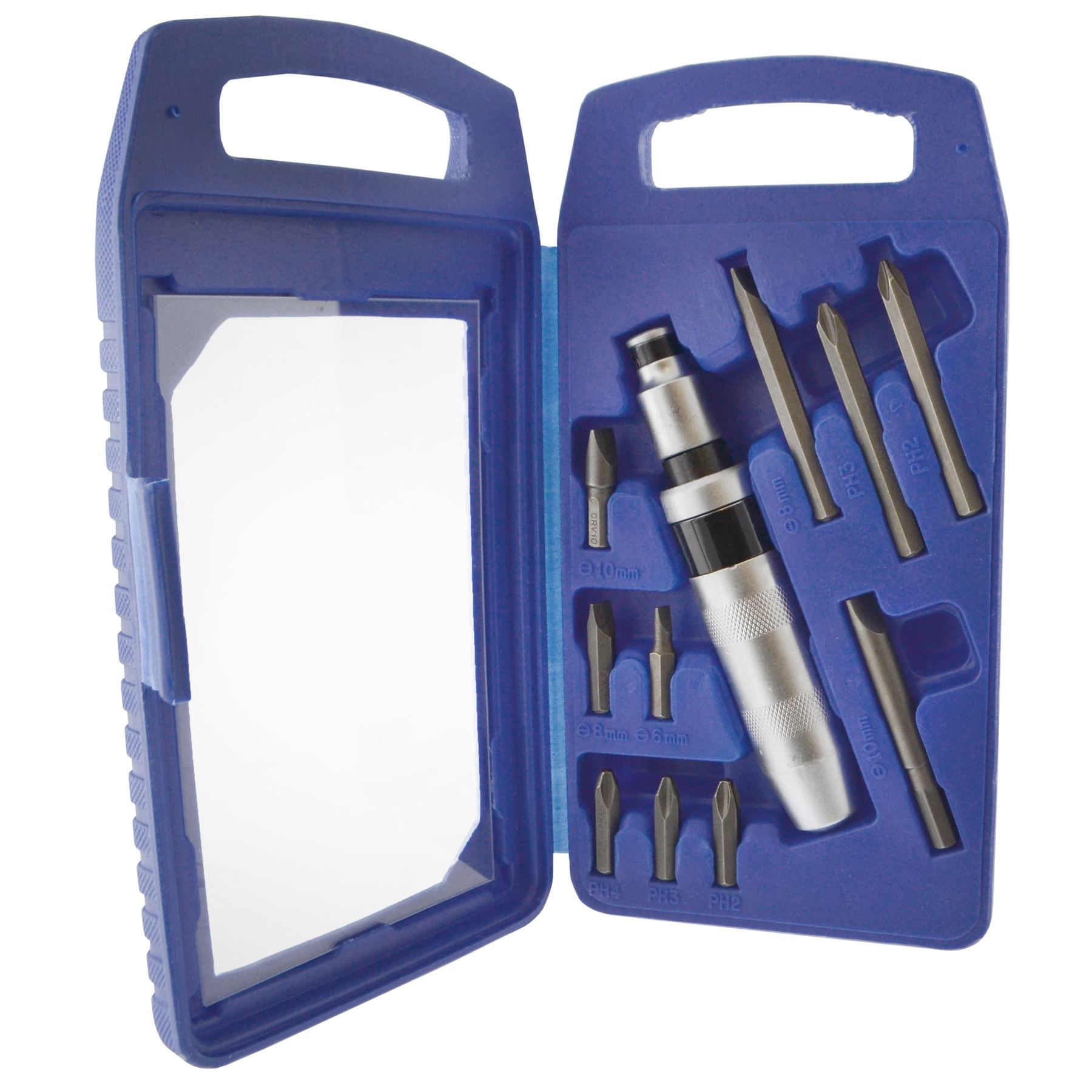 Impact socket / screw driver adaptor bit set heavy duty 1/2" drive ...