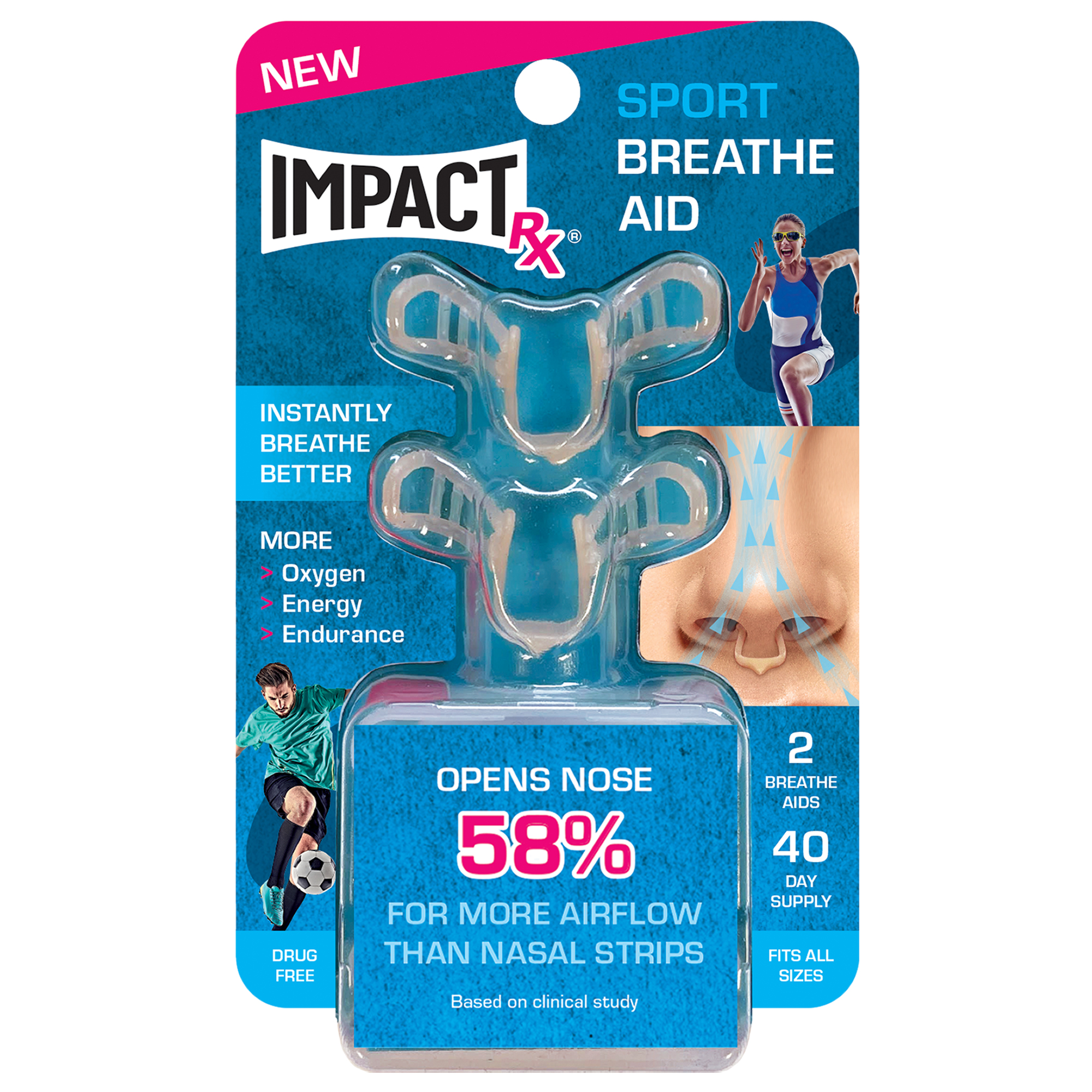 ImpactRx, Intra-Nasal Sport Breathe Aid, 2 Ct. - Walmart.com