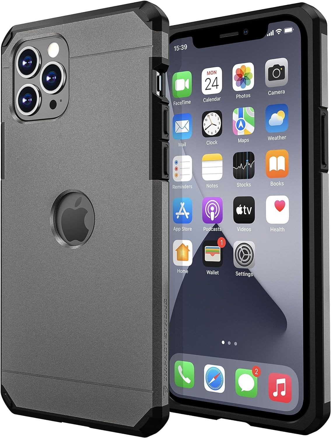 ImpactStrong Heavy Duty Compatible with iPhone 12 Pro Max Case, Dual ...