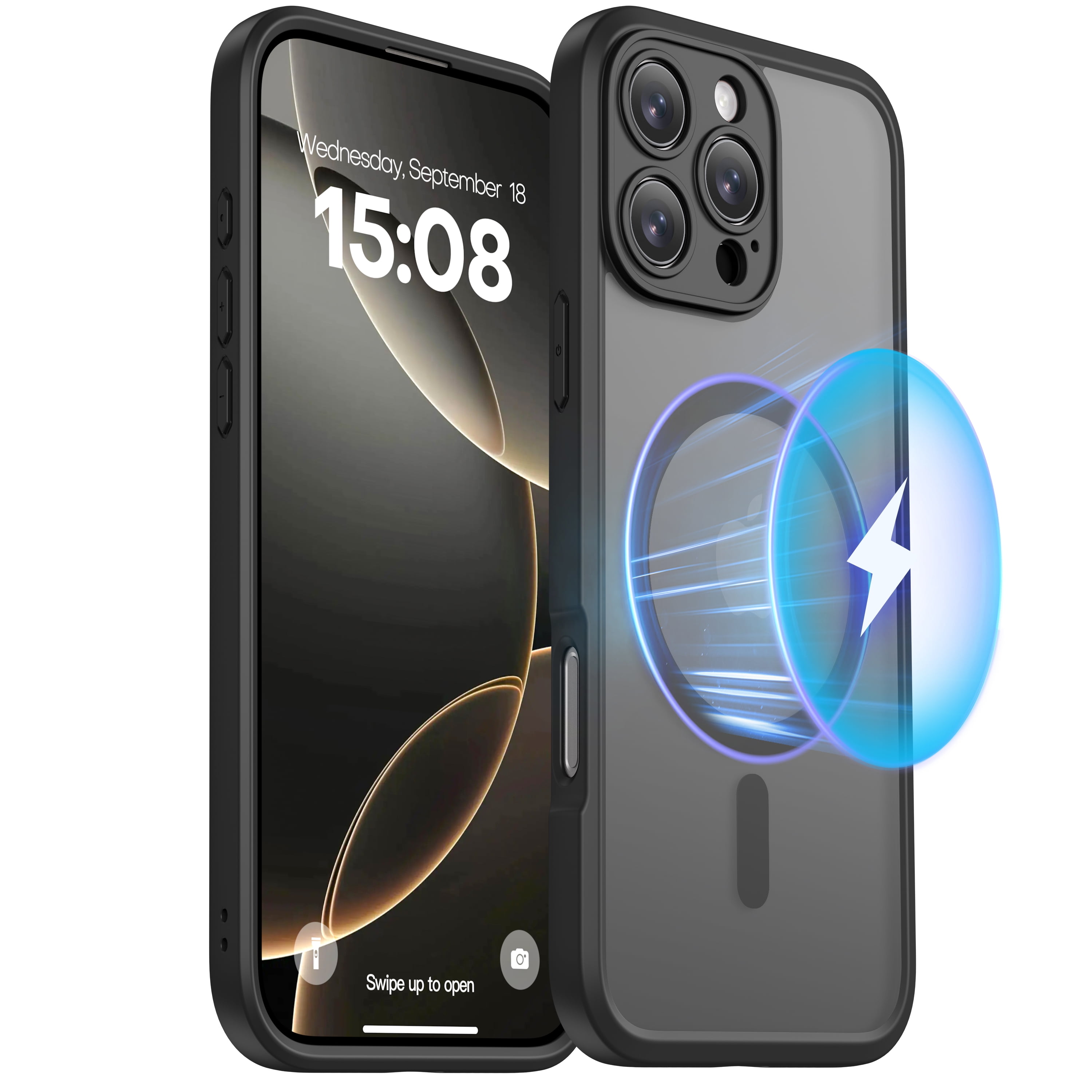 ImpactStrong Magnetic Guard Designed for iPhone 16 Pro Max Case [Camera ...