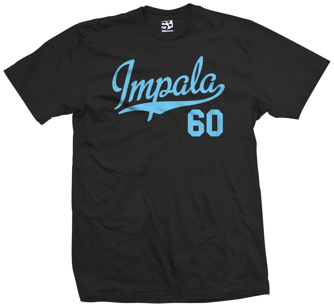 Impala 60 Script Jersey T-Shirt 1960 Lowrider Ladies Womens Mens ...