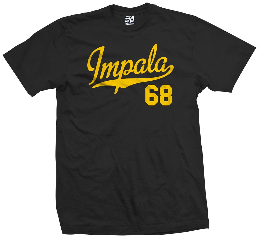 Impala 68 Script Jersey T-Shirt 1968 Lowrider Ladies Womens Mens ...
