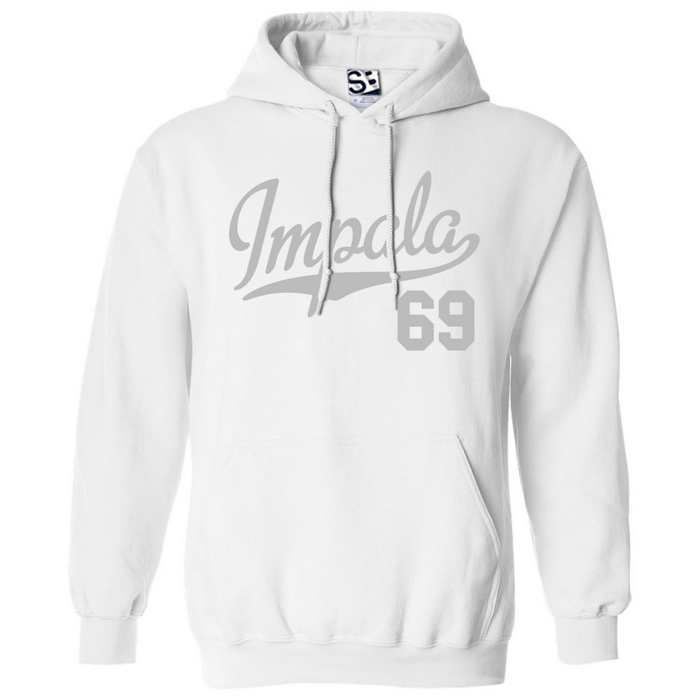Impala 69 Script Jersey Hoodie 1969 Lowrider Ladies Womens Mens ...