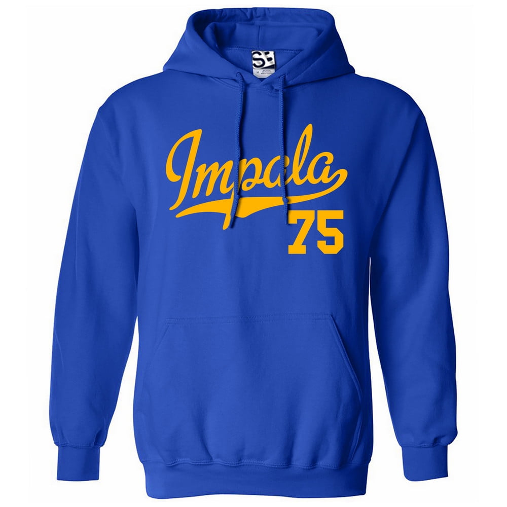 Impala 75 Script Jersey Hoodie 1975 Lowrider Ladies Womens Mens ...