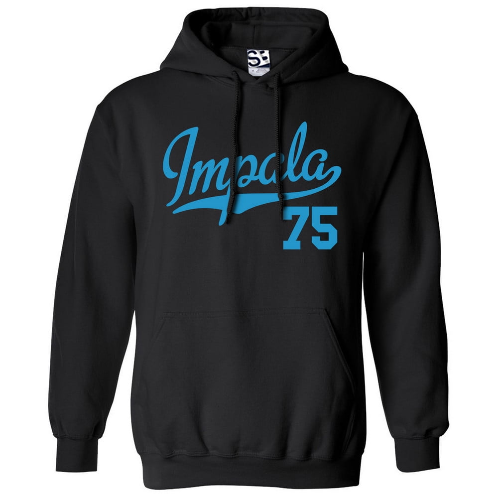 Impala 75 Script Jersey Hoodie 1975 Lowrider Ladies Womens Mens ...