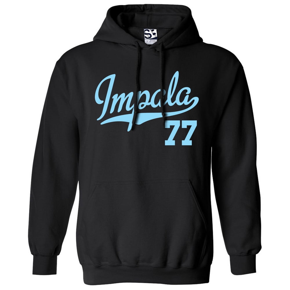 Impala 77 Script Jersey Hoodie 1977 Lowrider Ladies Womens Mens ...