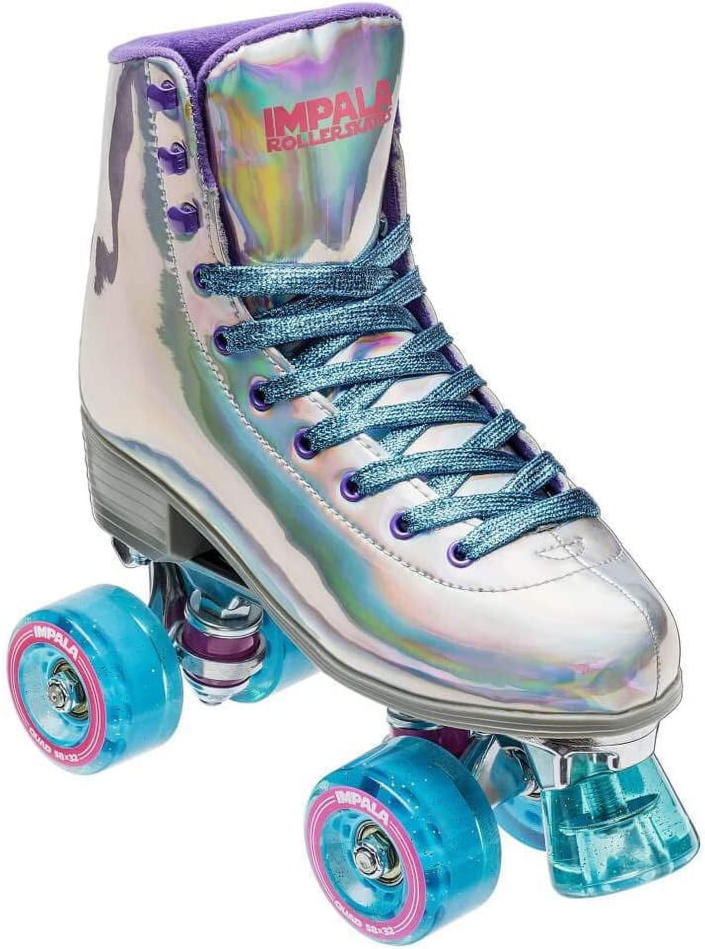 Impala Roller Skates - Holographic | Classic Quad Skates for Women and ...
