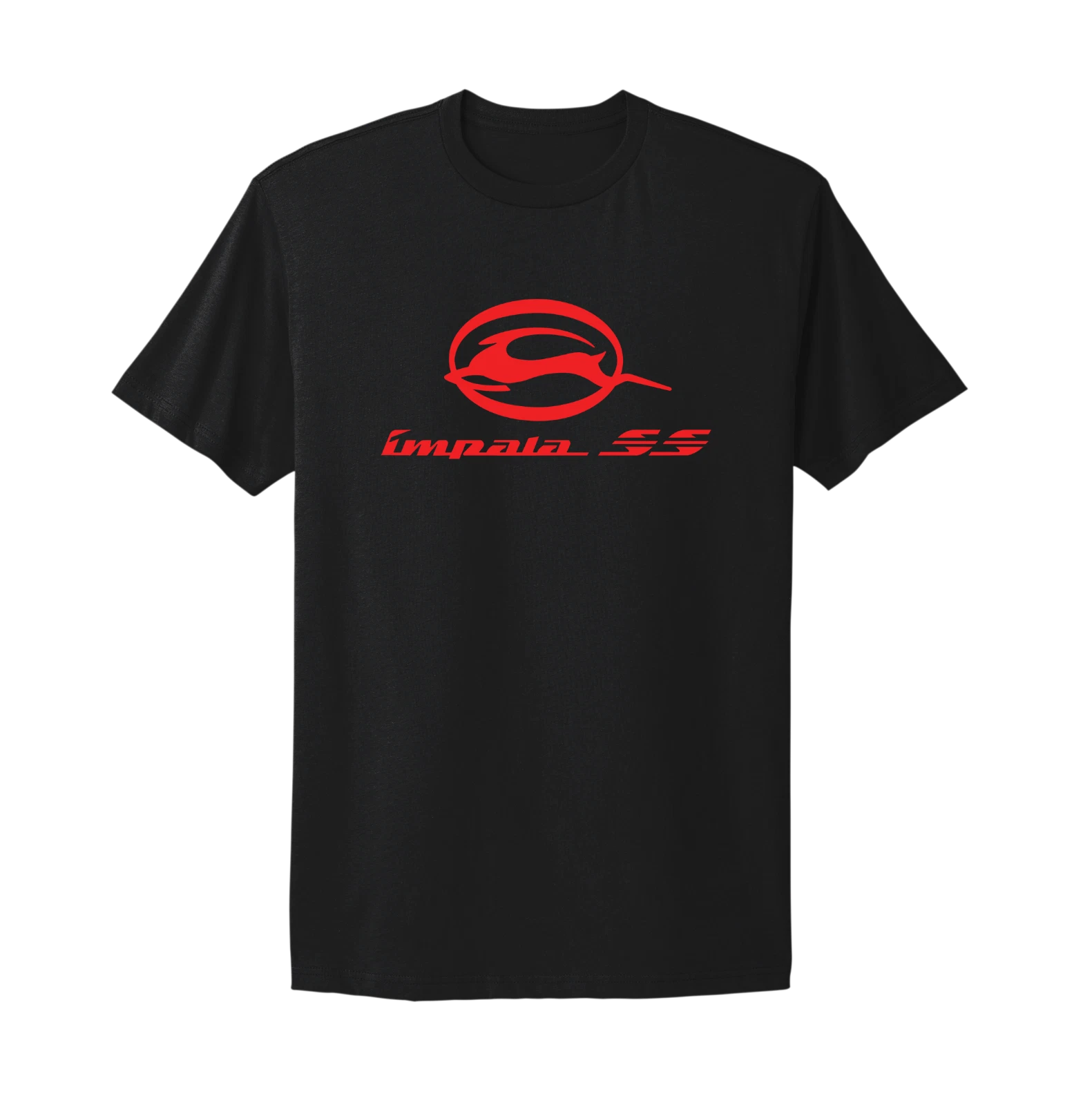 Impala SS Retro Muscle Car Logo Black T-shirt Size S-3XL - Walmart.com