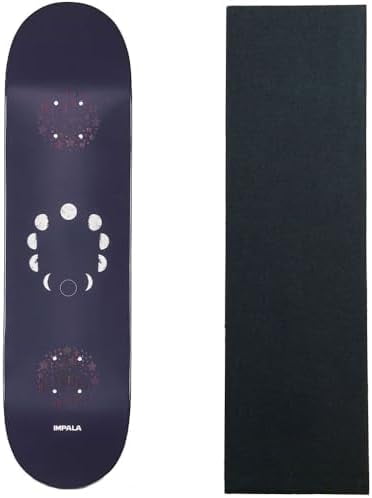 Impala Skateboard Deck Celestial Impact Construction Lunar 8.25" x 32" with Grip - Walmart.com