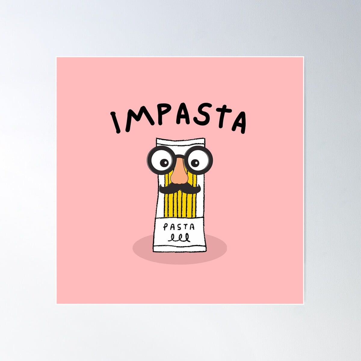 Impasta Dad Joke Poster Wall Art, Modern Wall Decor For Living Room ...