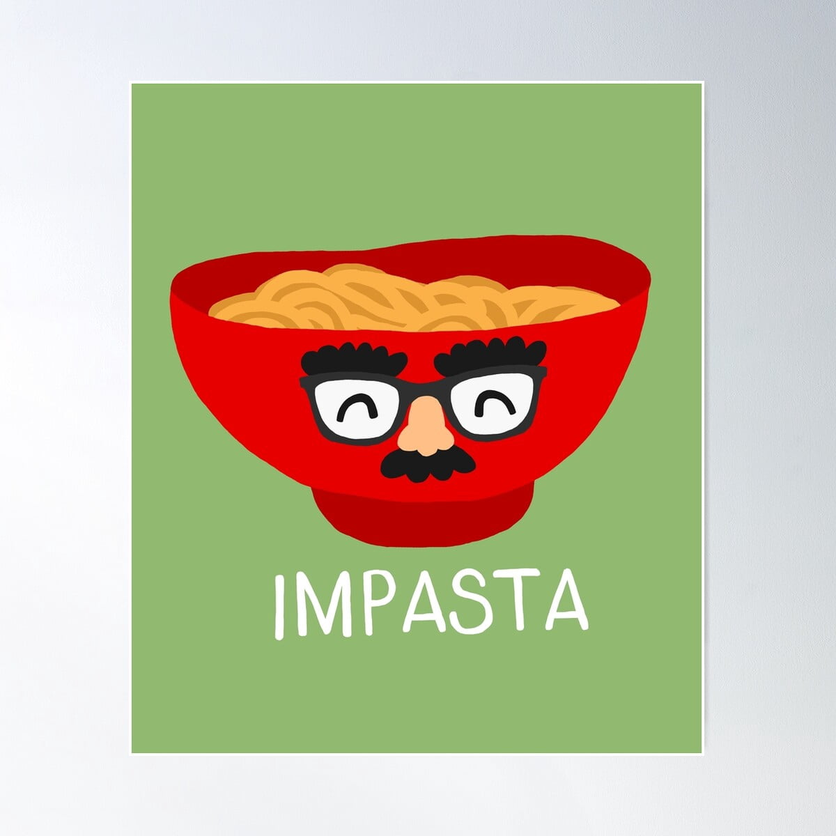 Impasta! Poster Wall Art, Modern Wall Decor For Living Room Bedroom ...