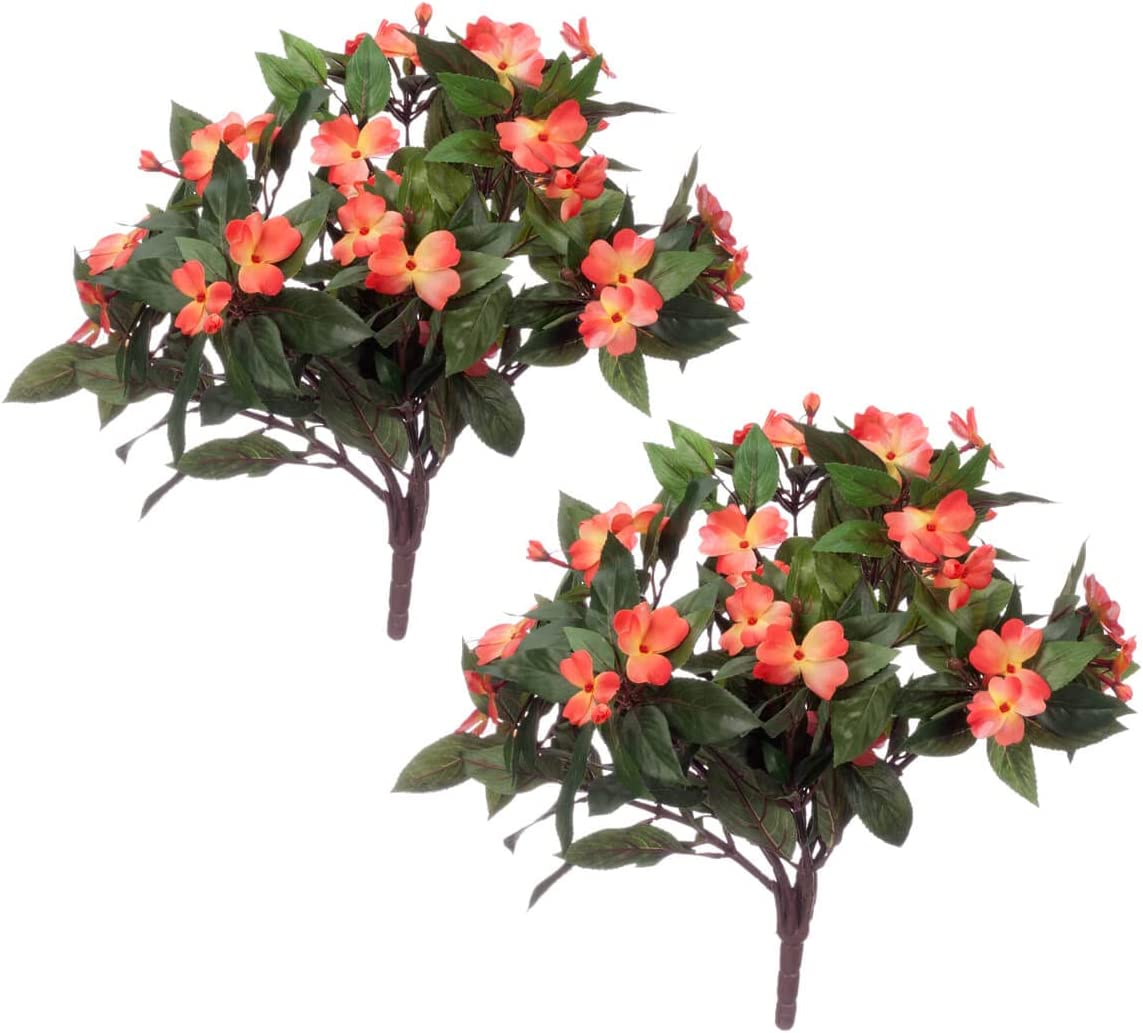 Impatiens Bush Orange by TM, Set of 2 - Walmart.com