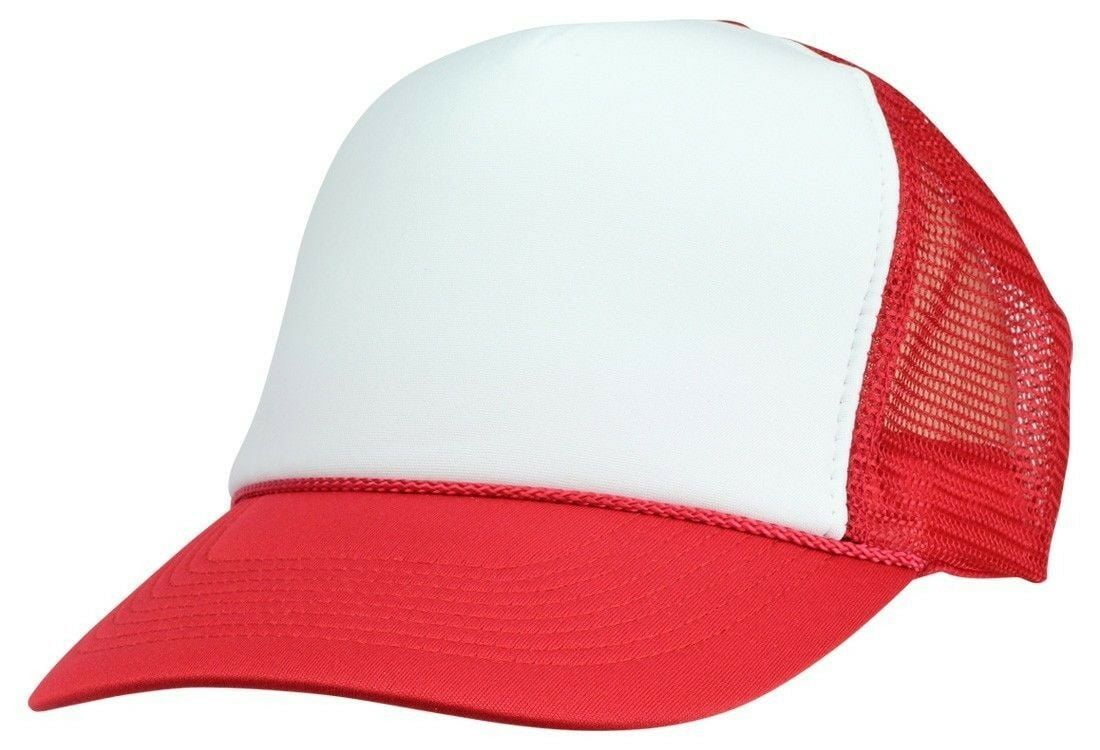 ImpecGear Unisex Adult Mesh Trucker Hats - Red/White - Pack of 2 ...