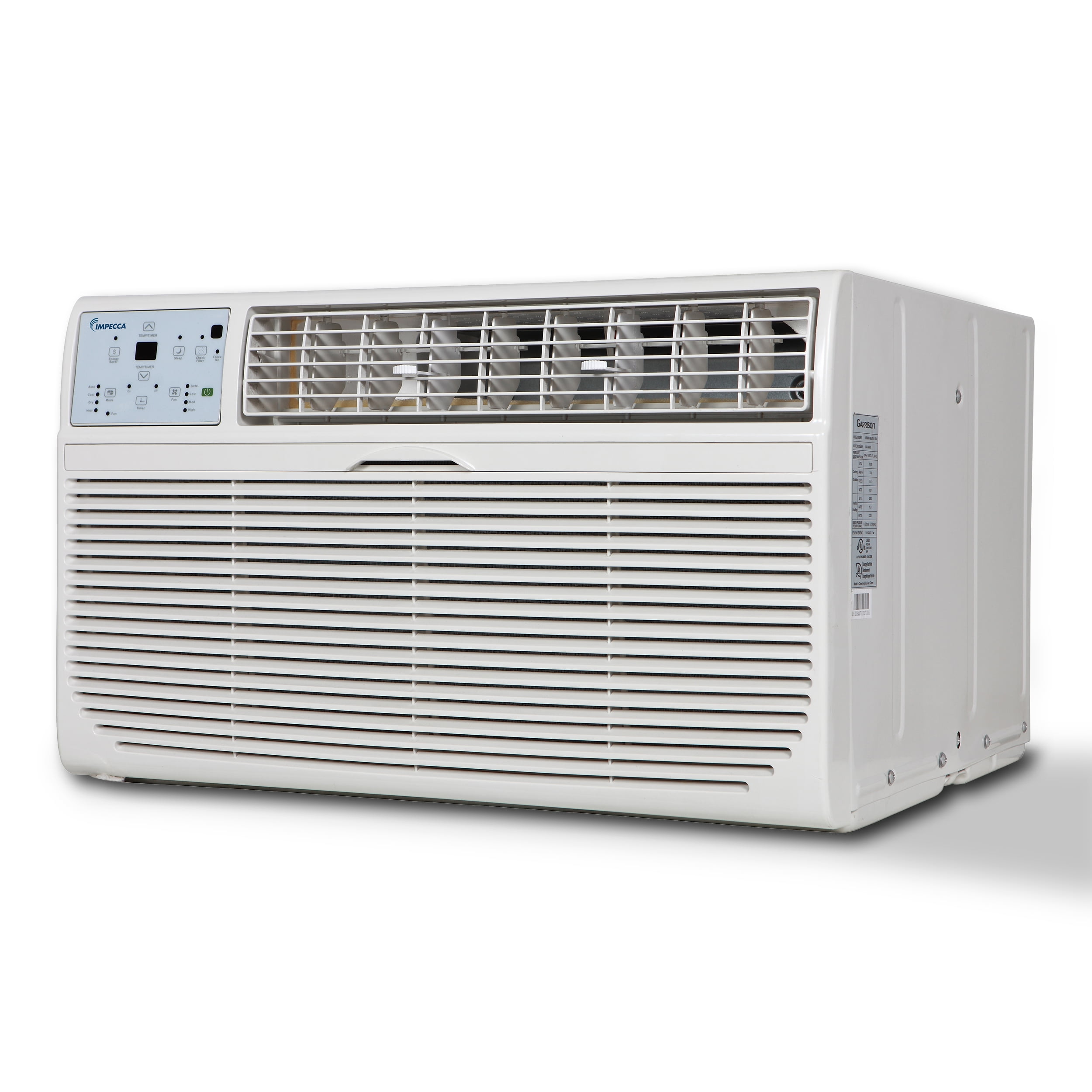 Impecca 10,000 BTU Air Conditioner, 230 Volt, Through Wall, Remote ...