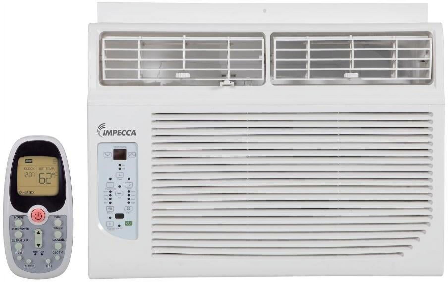 Impecca 12000 BTU Window-Mounted Air Conditioner, Energy Star 115-volt ...