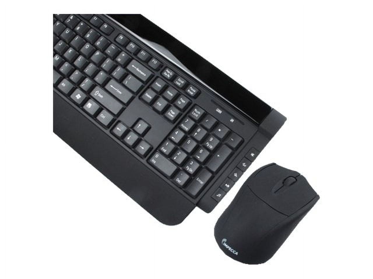 Impecca KBM201WC Kbm201 2.4ghz Wireless Multimedia Keyboard & Mouse ...